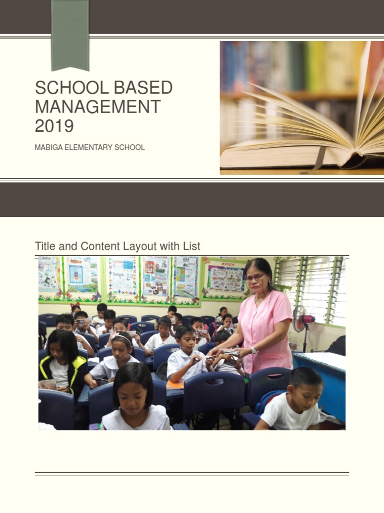 School Based Management | PDF