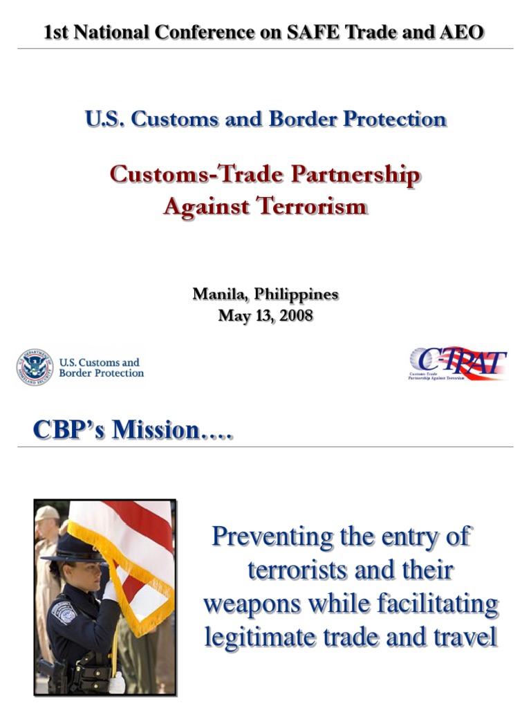 Custom Trade Versus Terrorism | PDF | Cargo | Supply Chain Management