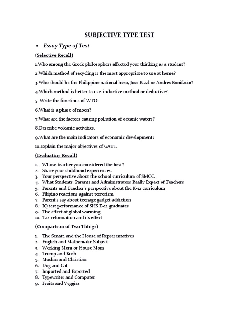 Types of Test Lyza | PDF | Race (Human Categorization) | Family