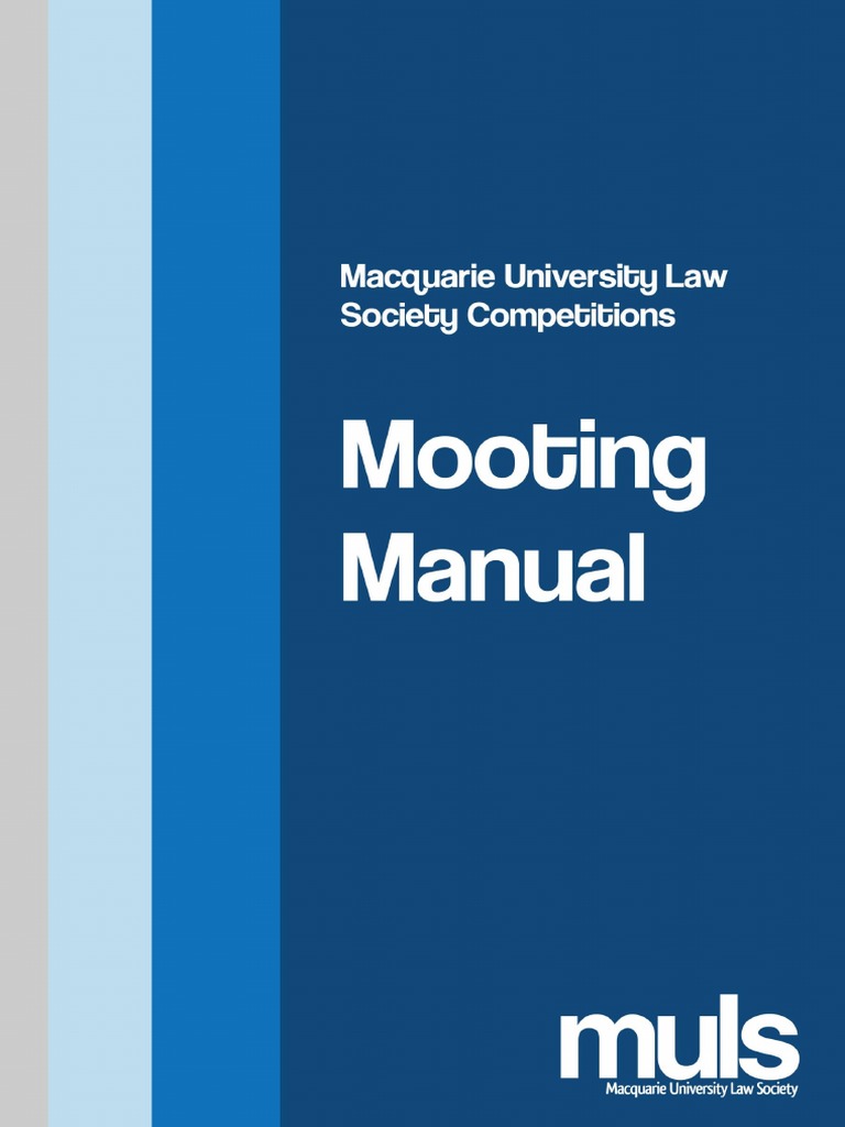 2016 Mooting Manual 1 | PDF | Obiter Dictum | Precedent