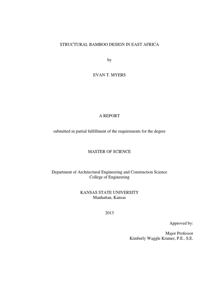 Structural Bamboo Design in EA PDF | PDF | Buckling | Strength Of Materials