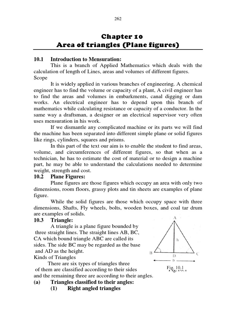 Area of Triangles | PDF | Triangle | Sine