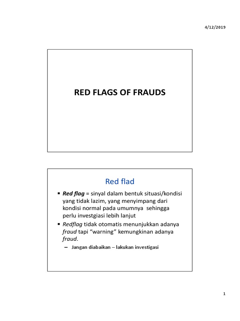 Student Red Flag | PDF