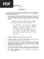 Counter Affidavit Against A Cyberlibel Complaint | PDF | Defamation | Affidavit