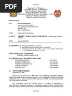 Sample Format of Security Survey and Inspection Report | PDF ...