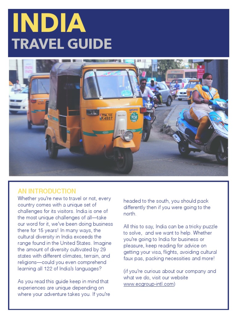 India Travel Guide | PDF | Holidays | Festival