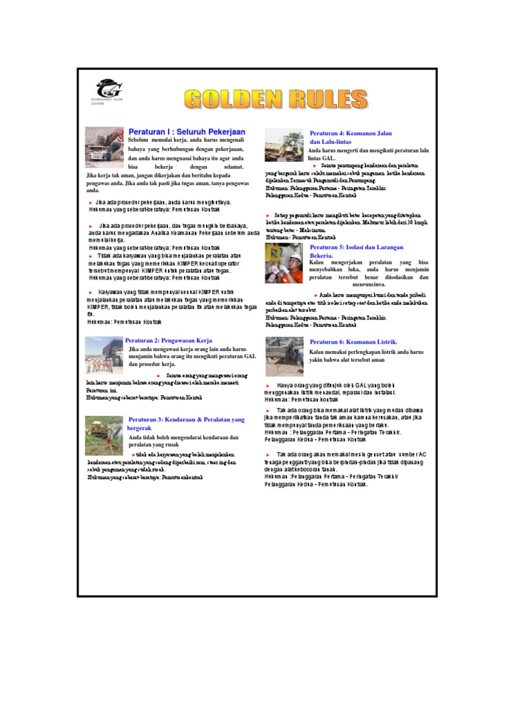 Golden Rules | PDF