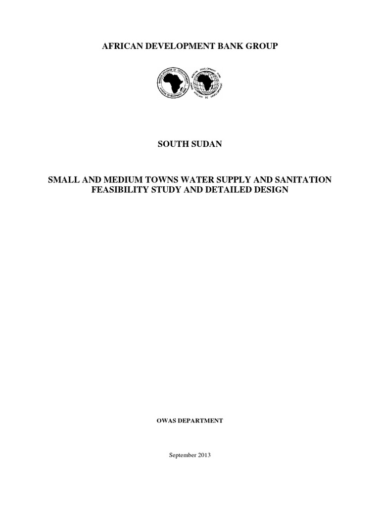 South Sudan - Small and Medium Towns Water Supply and Sanitation ...