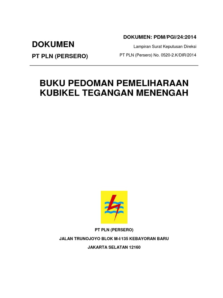 Pedoman Pemeliharaan Kubikel TM PLN | PDF
