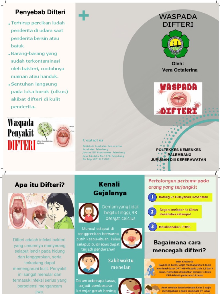 Leaflet Difteri | PDF