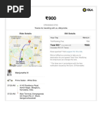 Ola Cab Invoice Template | PDF | Invoice | Payments