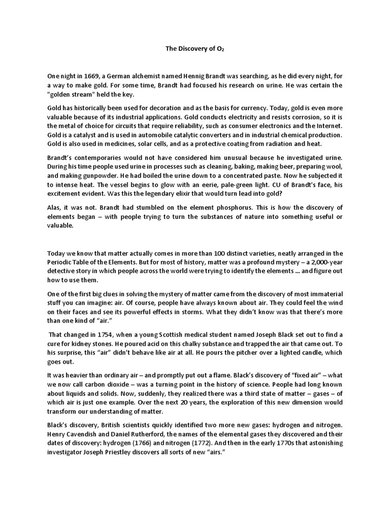 Oxygen | PDF | Oxygen | Chemical Elements