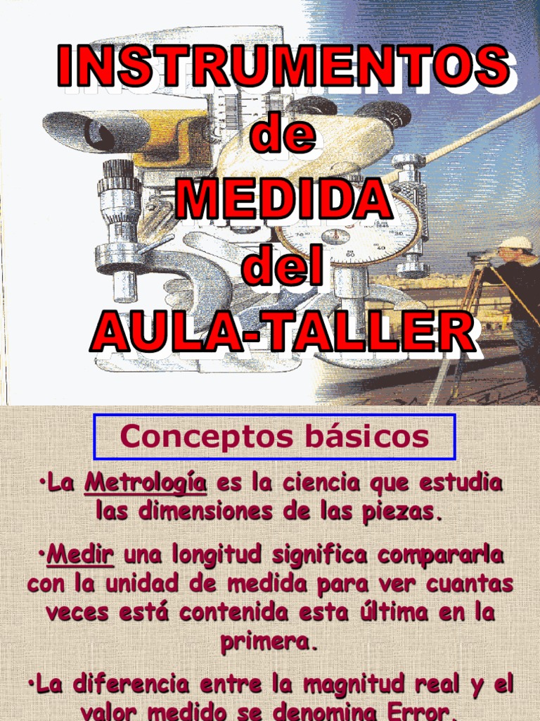 Instrumentos de Medición Básicos | PDF | Longitud | Naturaleza
