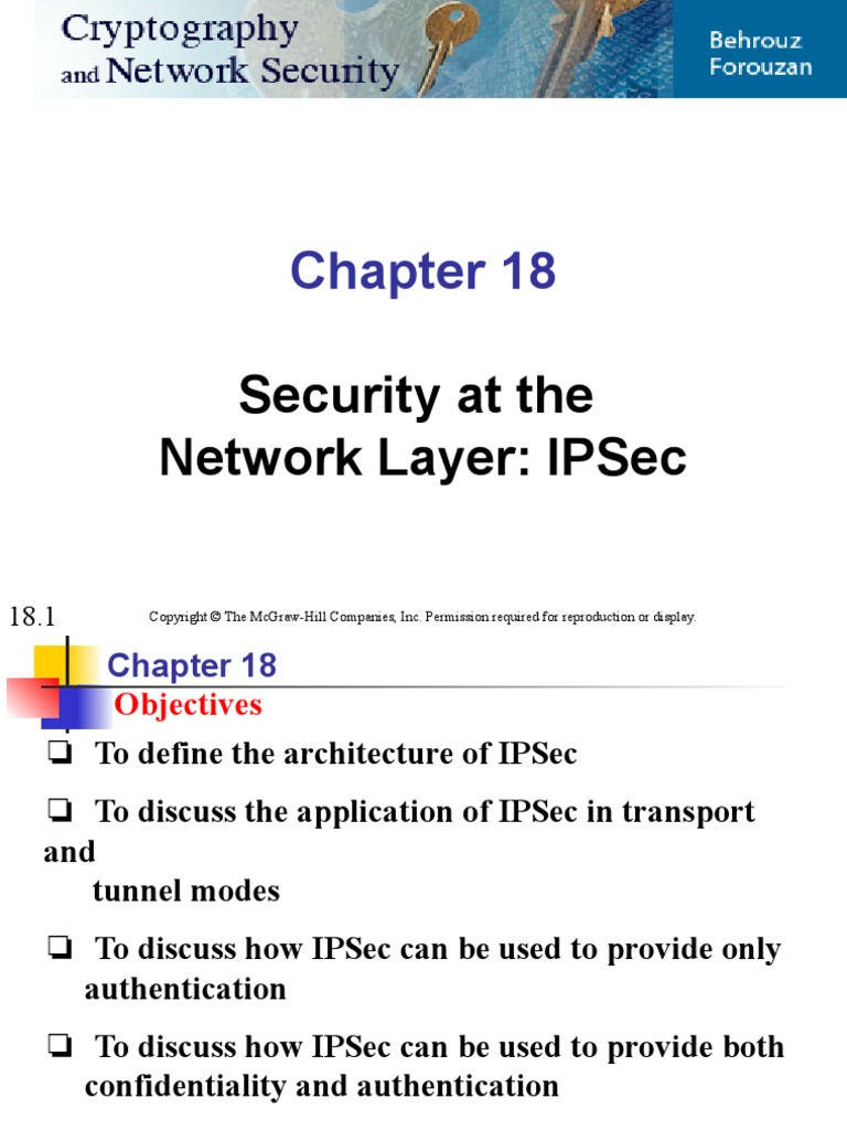 Security at Network Layer Ipsec | PDF | Internet Protocol Suite ...