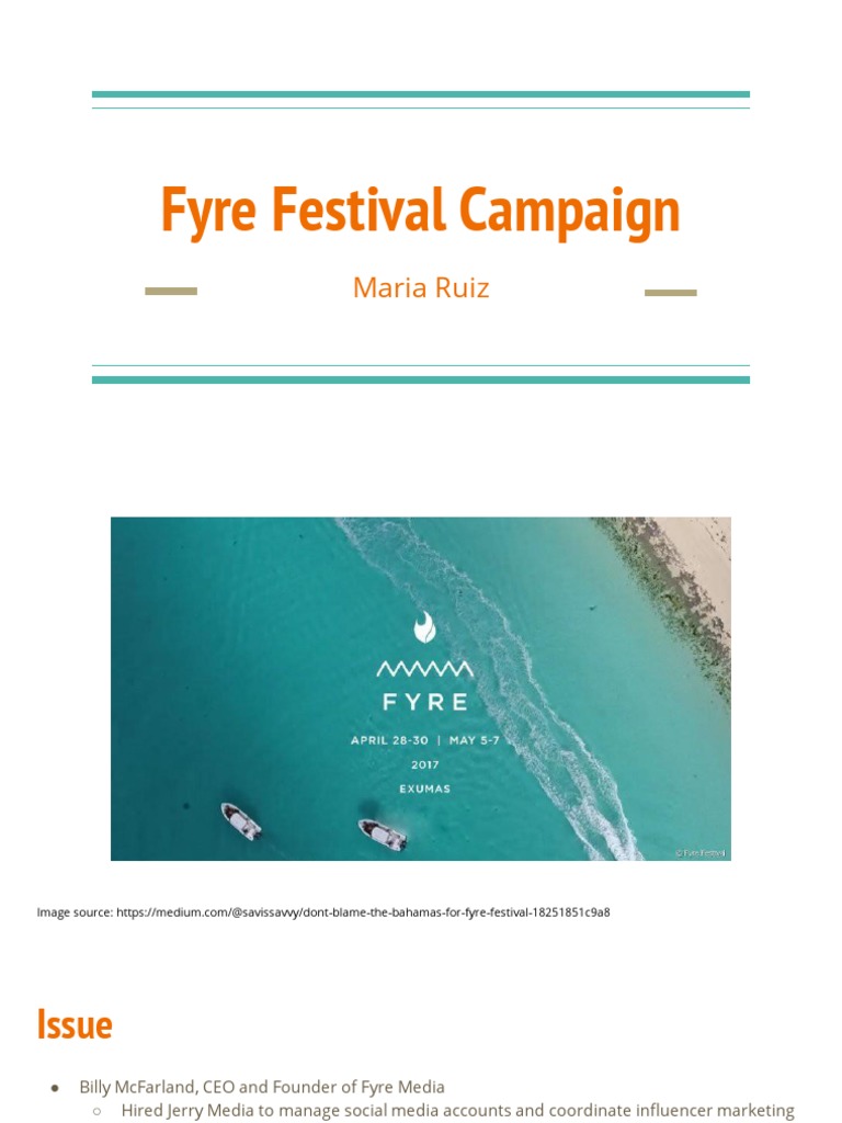 PR 424 - Fyre Fest Presentation | PDF | Target Audience | Promotion ...