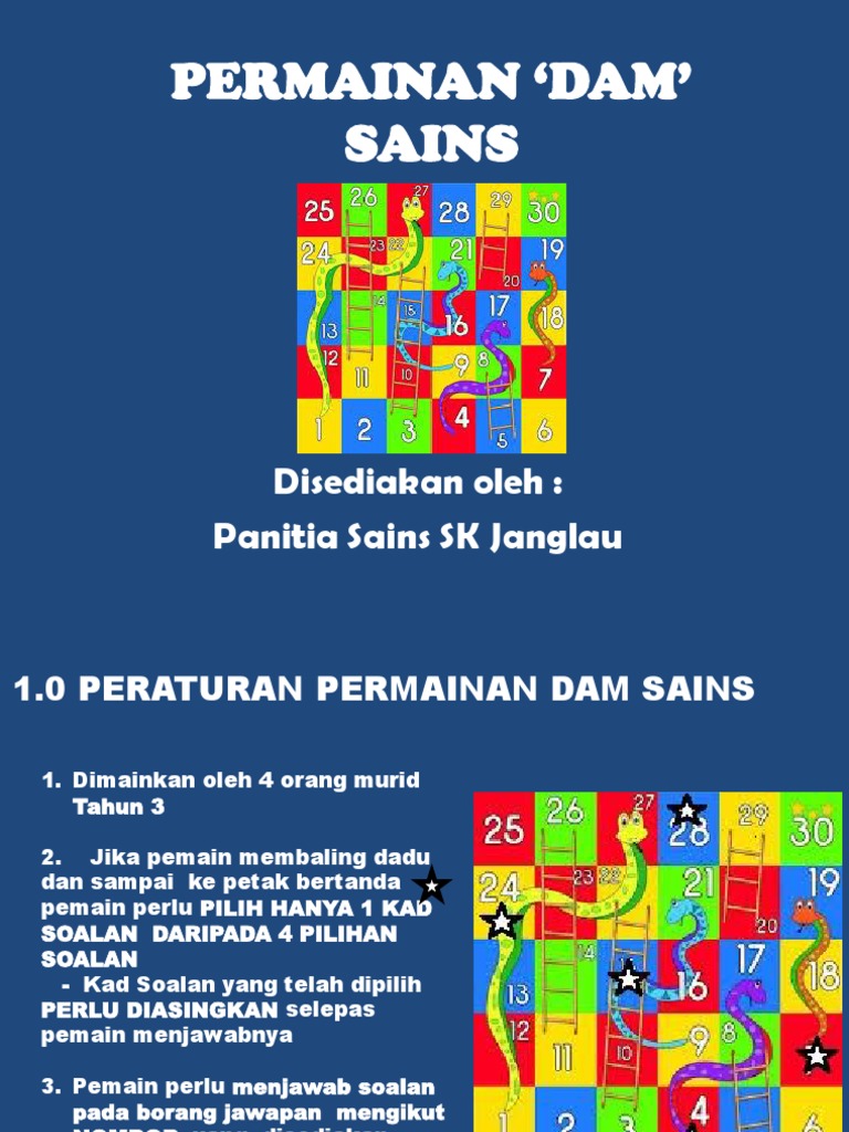 Permainan Dam' Sains | PDF