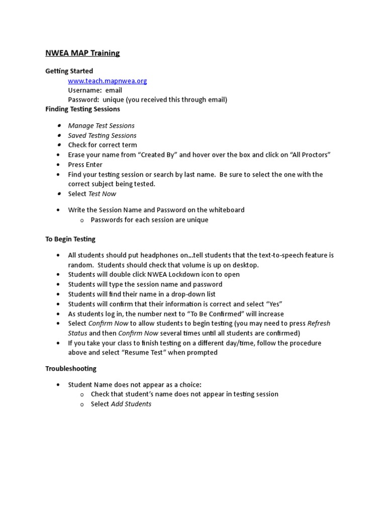 Nwea Map Training 2 | PDF | Computing | Computing And Information ...