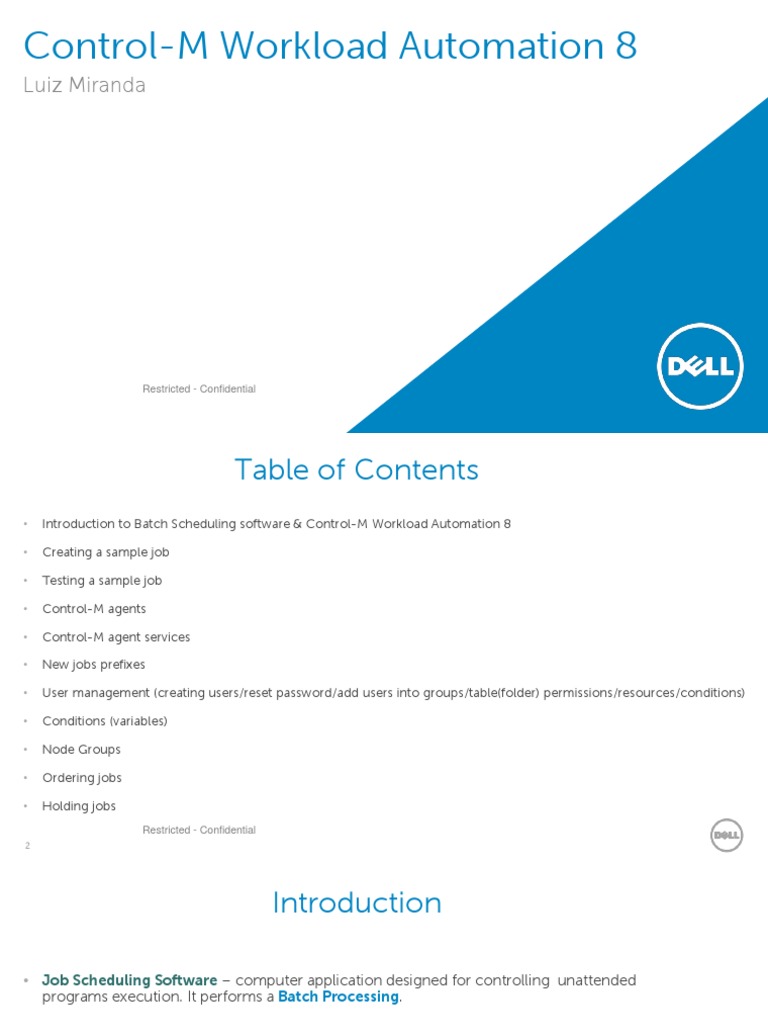 Control-M Workload Automation Guide | PDF | Operating System | Server ...