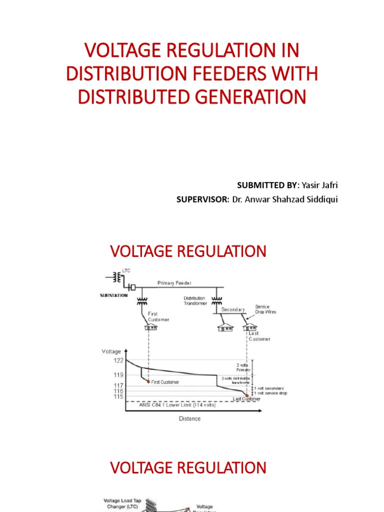 Voltage Regulation in Distribution Feeders With DG | PDF | Transformer ...