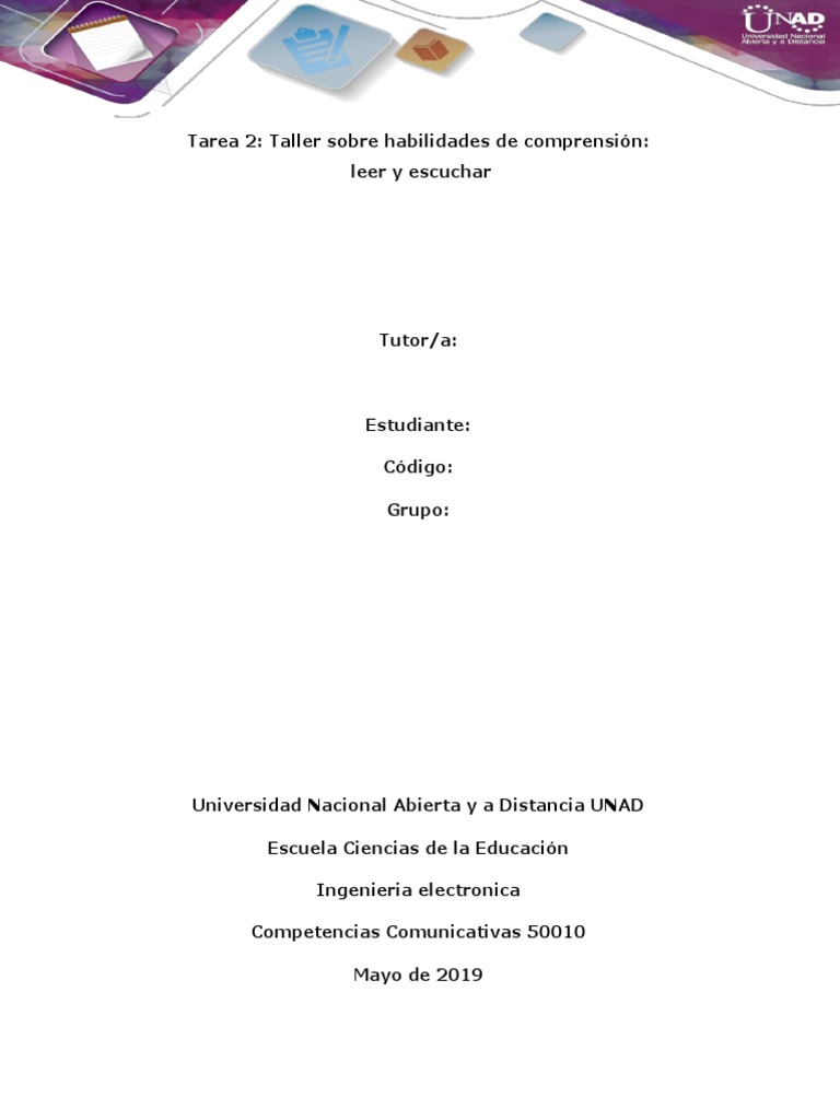 Tarea2 Competencias | PDF | Comprensión lectora | Comprensión