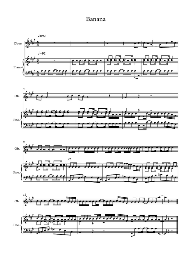 Banana - Partitura Completa | PDF