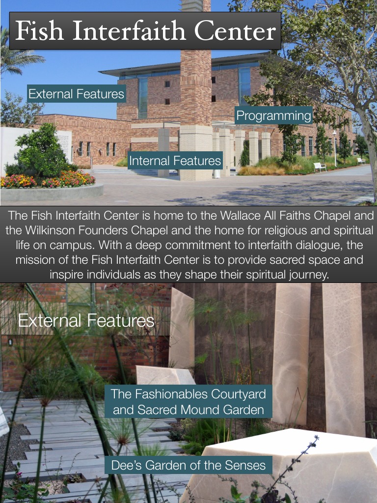 Fish Interfaith Center: External Features Programming | PDF | Christian ...