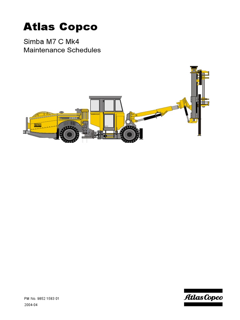 Programa de Mantencion Simba M7C MK4 | PDF | Diesel Engine | Mechanical ...
