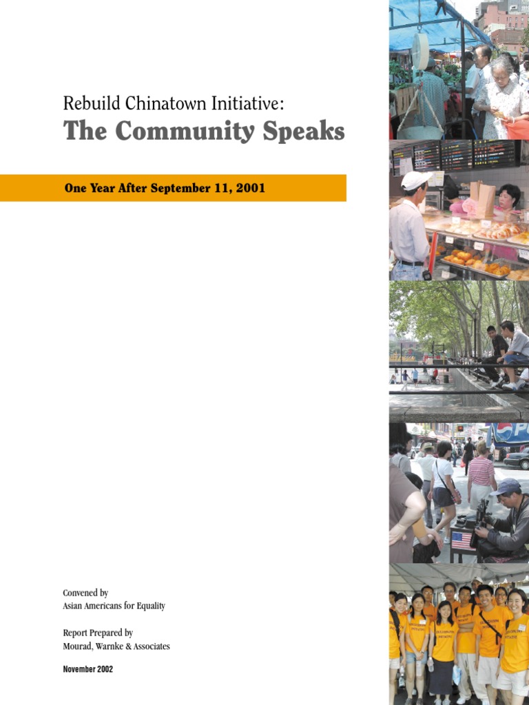 Rebuild Chinatown Initiative America S Chinatown A Community Plan