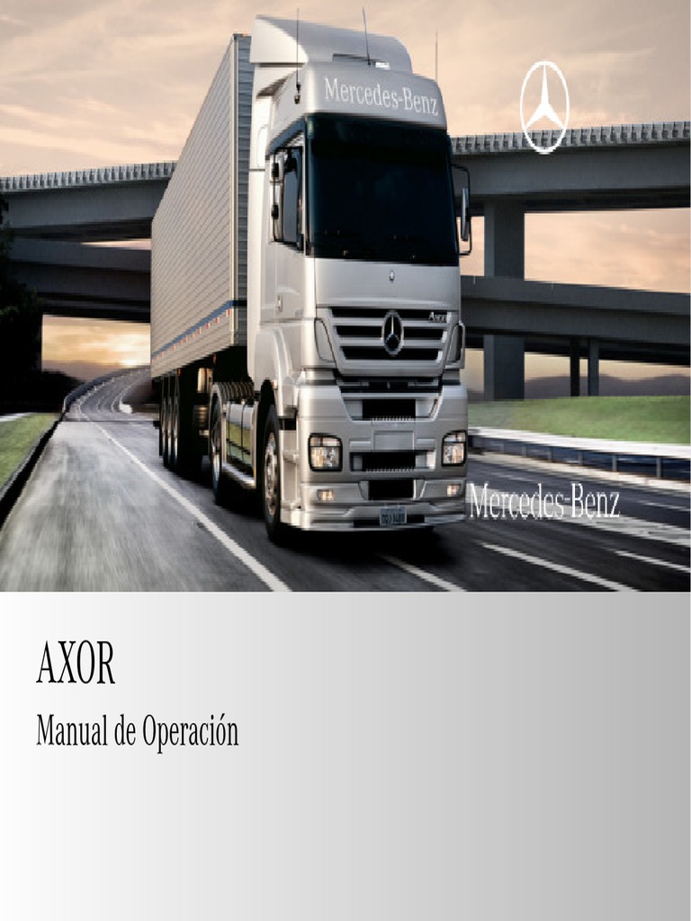 Axor PDF | PDF | Camión | Mercedes Benz