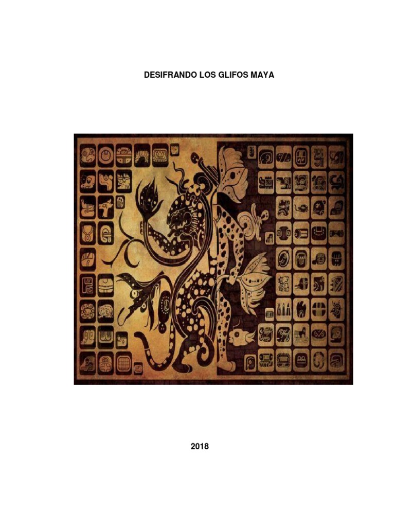 Escribir Con Glifos Mayas | PDF | Civilización maya | Escritura