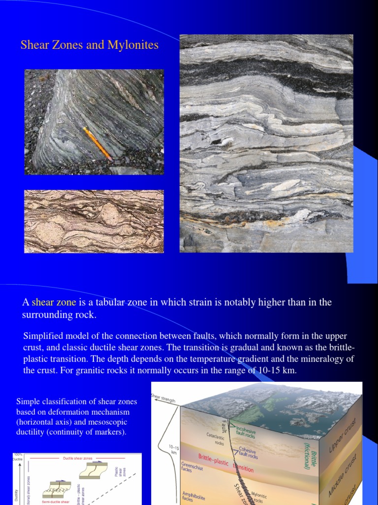 Chapter 15. Shear Zones and Mylonites PDF | PDF | Deformation ...