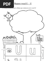 Actividades para la Vocal U | PDF | Artes del Lenguaje y Comunicación ...