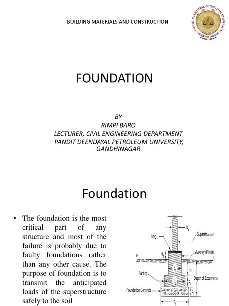 Foundation: Building Materials and Construction | PDF | Deep Foundation ...