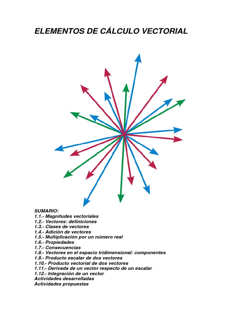 Calculo Vectorial | PDF | Vector Euclidiano | Sistema de coordenadas ...