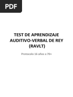 Baremos RAVLT | PDF