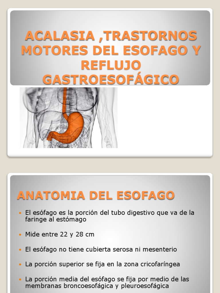 1-Esofago Patologias | PDF | La enfermedad por reflujo gastroesofágico ...