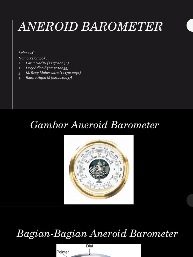 Aneroid Barometer | PDF