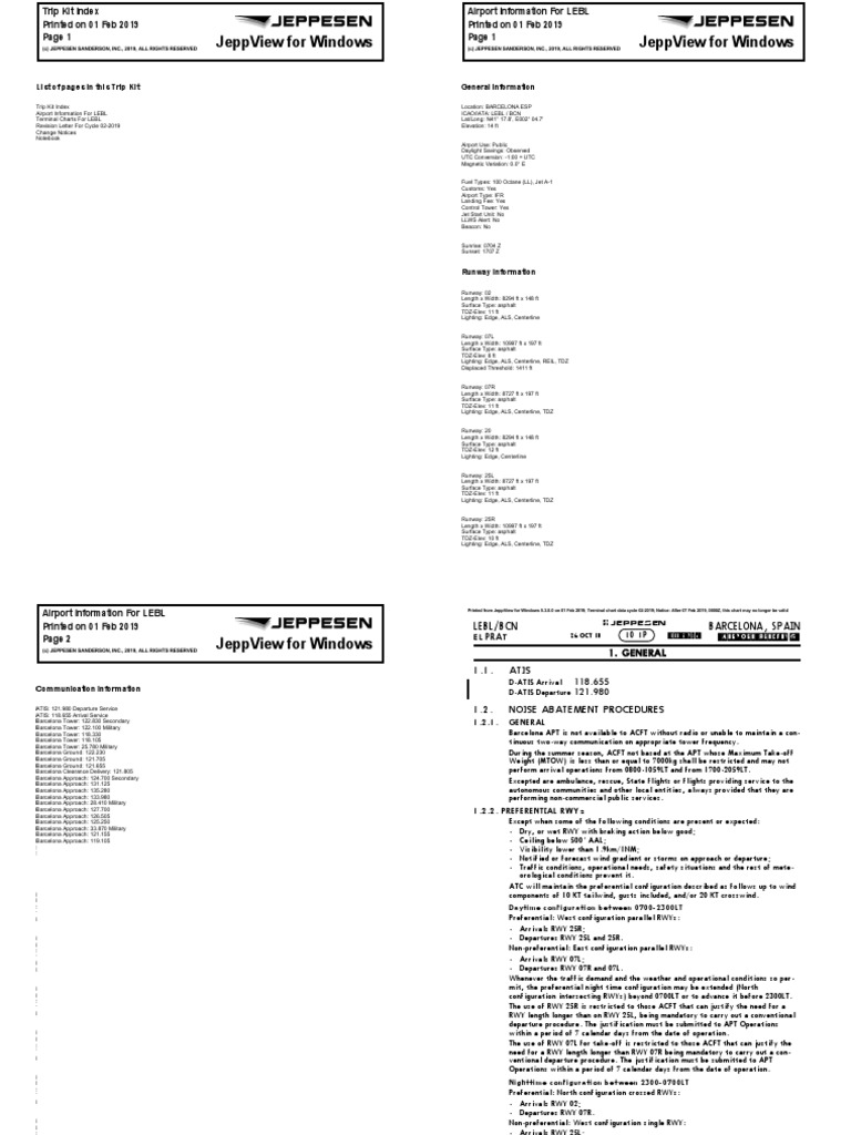 Lebl Chart | PDF | Air Traffic Control | Runway