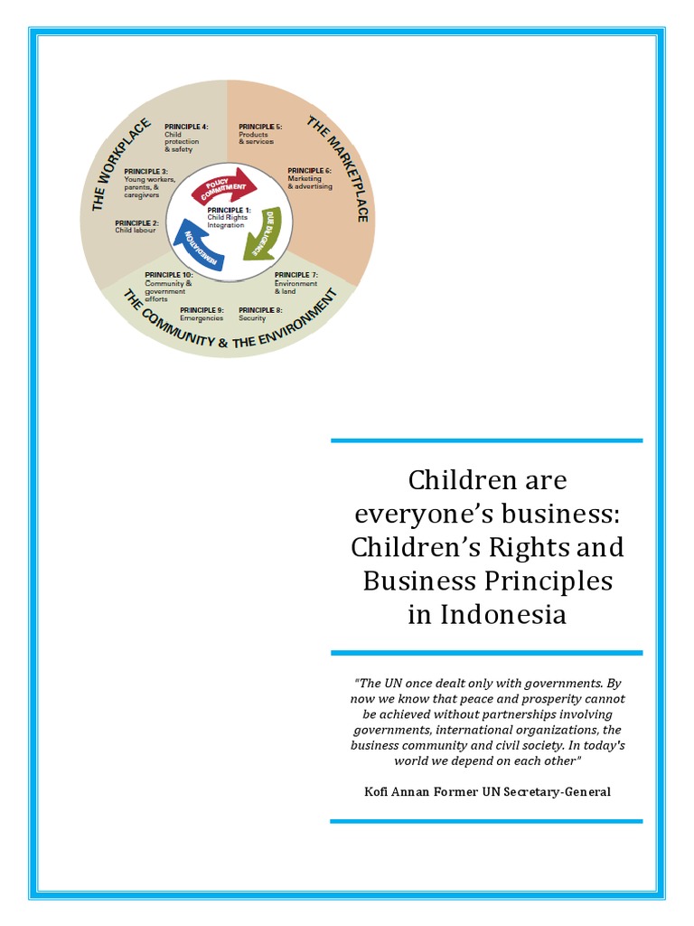 Empowering Businesses to Protect Children's Rights: UNICEF's ...