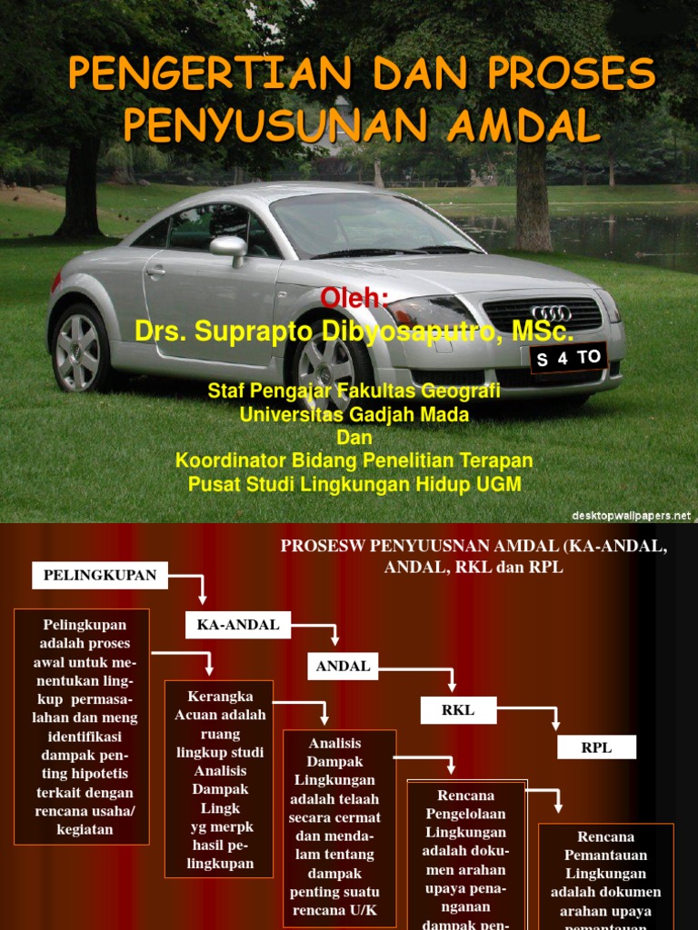 Presentasi Cara Penyusunan Amdal | PDF | Bisnis | Sains & Matematika