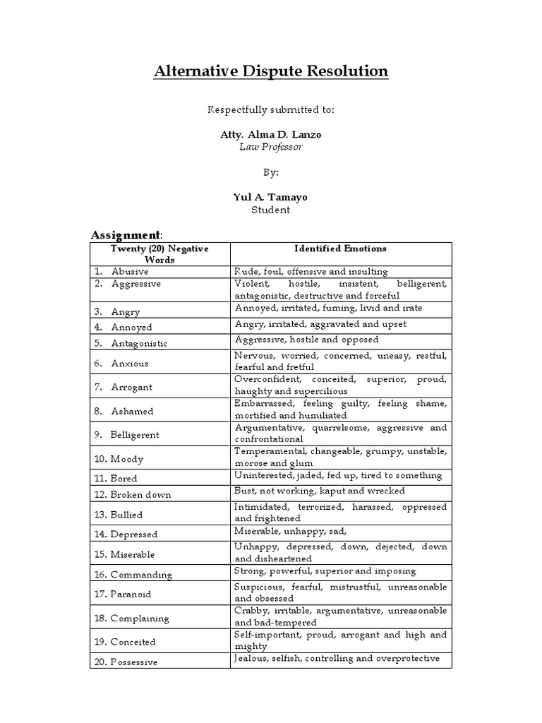 RA 9285-Alternative Dispute Resolution | PDF | Violence