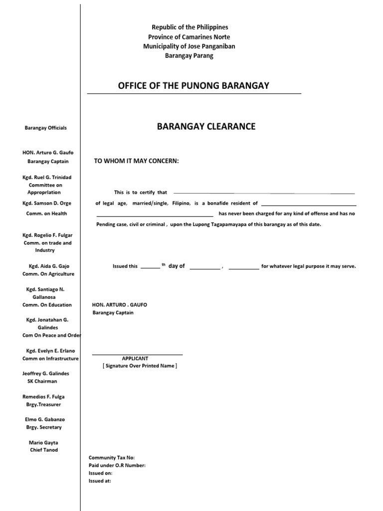 Republic of The Philippines | PDF
