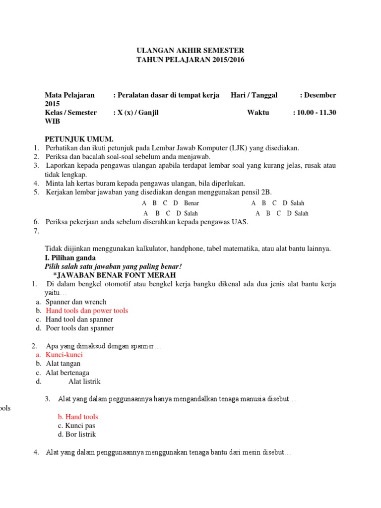 Contoh Soal Pdto | PDF | Metode & Bahan Ajar | Teknologi & Rekayasa