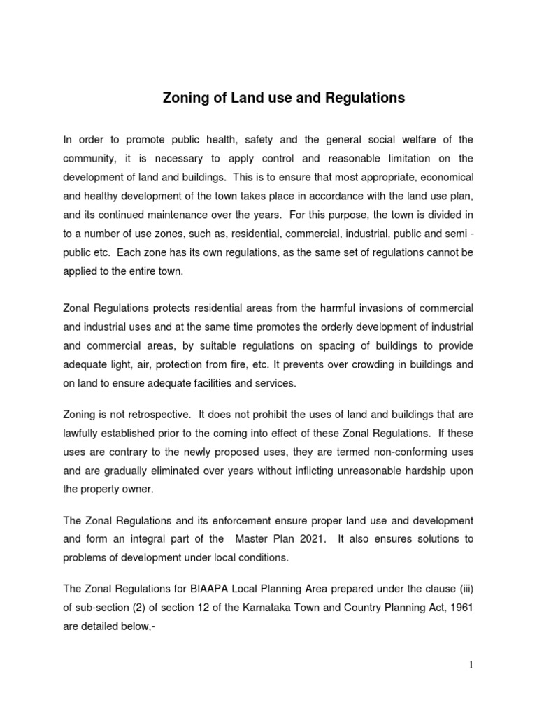 Zoning Regulations Guide Growth and Development | PDF | Basement | Zoning