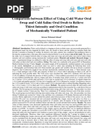 The Ice Chip Protocol A Description of The Protocol and Case Reports ...