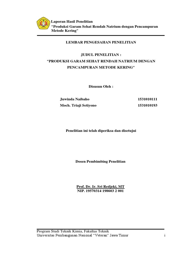 Fix Revisi Habis Semhas | PDF