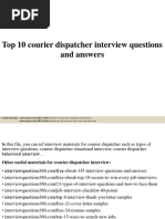 Driver Interview Questions & Answers Guide | PDF | Driving | Traffic