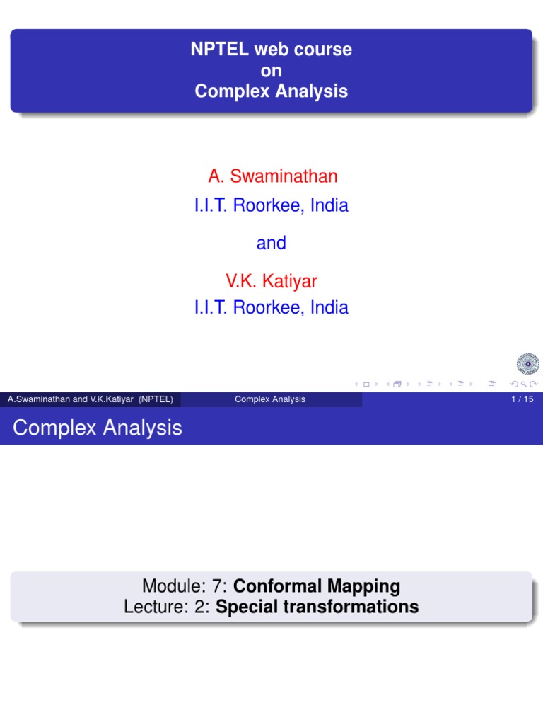 Conformal Mapping 2 | PDF | Angle | Analytic Geometry
