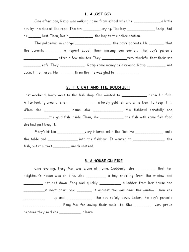 Lost Boy Past Tense | PDF | Leisure