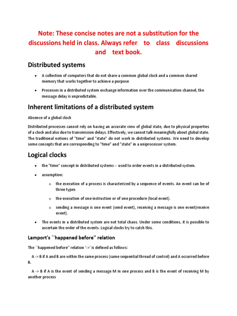 Introduction To Distributed Systems Pdf Distributed Computing System